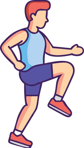 Man Doing Step Up Vector Images (76)