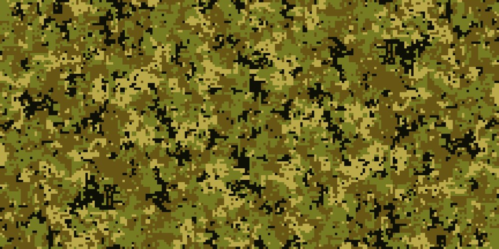 Pixel camouflage for a soldier army uniform Vector Image