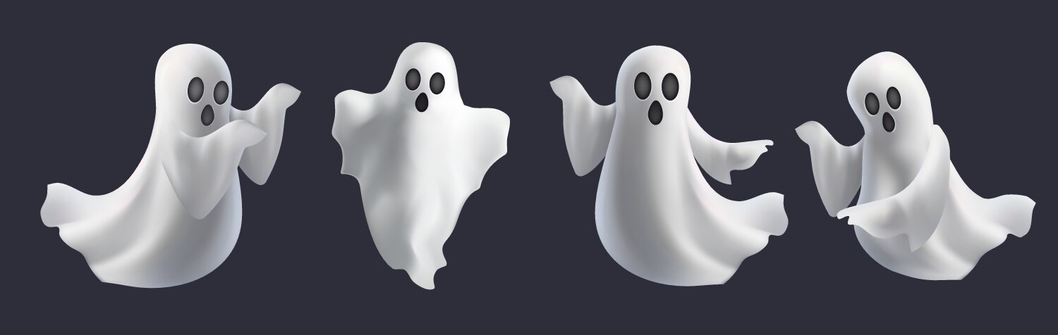 Ghost Vector Images & Graphics for Commercial Use | VectorStock