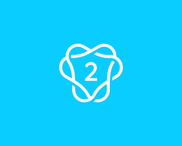 Number 2 Logo Vector Images (over 7,400)