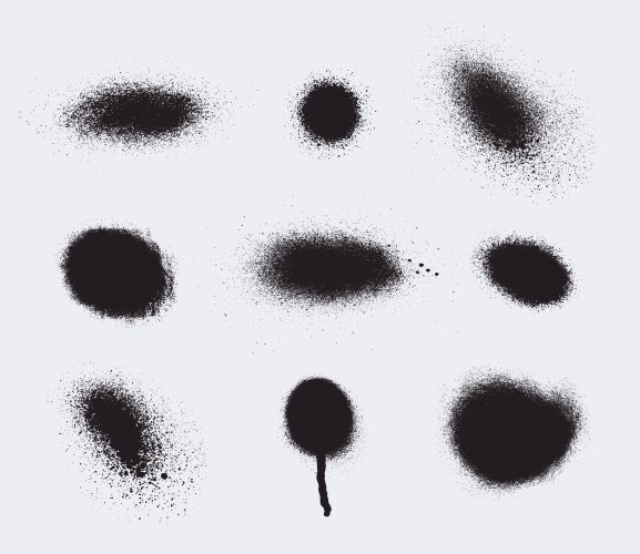 Stains set Royalty Free Vector Image - VectorStock