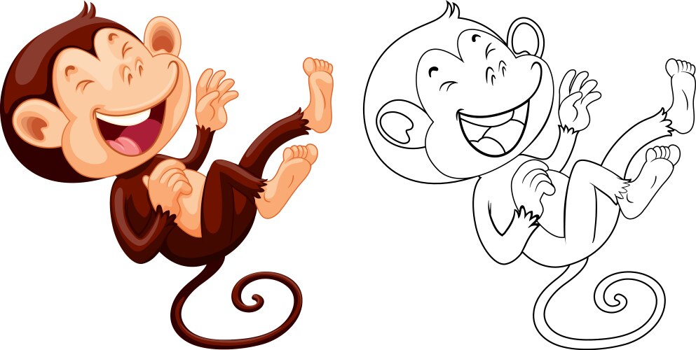 Monkey Outline Vector Images (over 9,500)