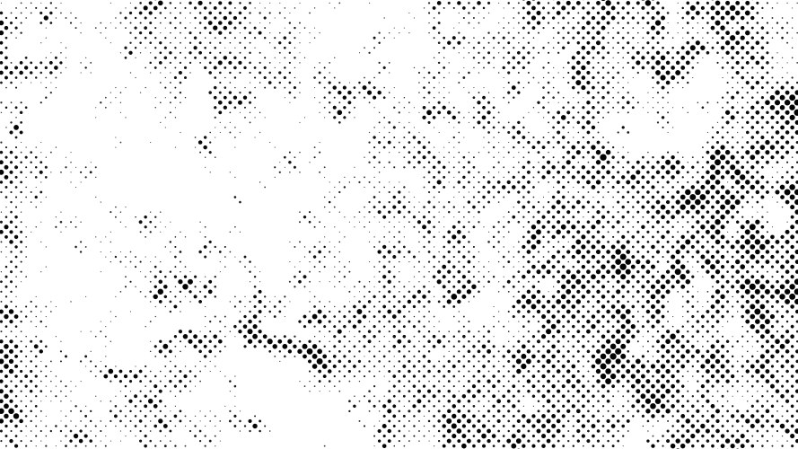 Halftone texture background black dots pattern Vector Image