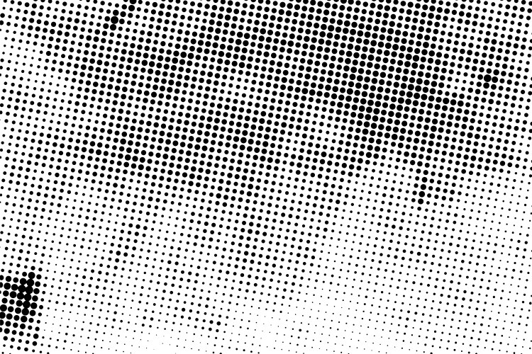 Line halftone pattern Royalty Free Vector Image