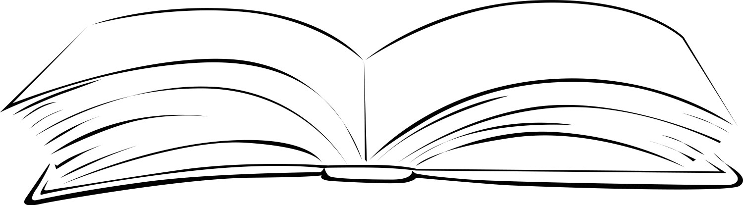Open Book Black and White Vector Images (over 10,000)