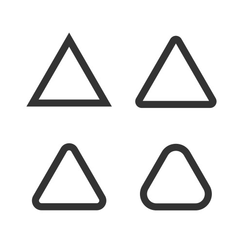 Equilateral Triangle Outline