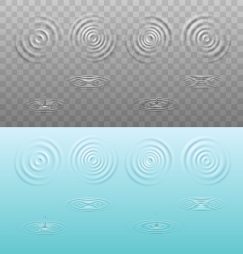 Drop of Water Ripple Effect Vector Images (over 1,000)