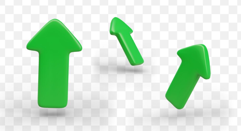 3d arrow pointer mouse cursor Royalty Free Vector Image