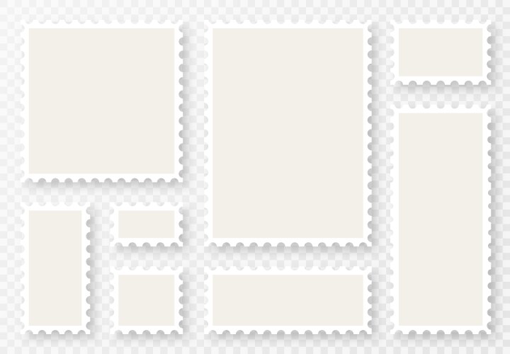 Postage Stamp Edge Border Vector Images (over 880)