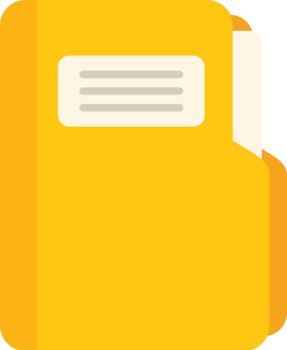 Finance bank folder icon outline people Royalty Free Vector