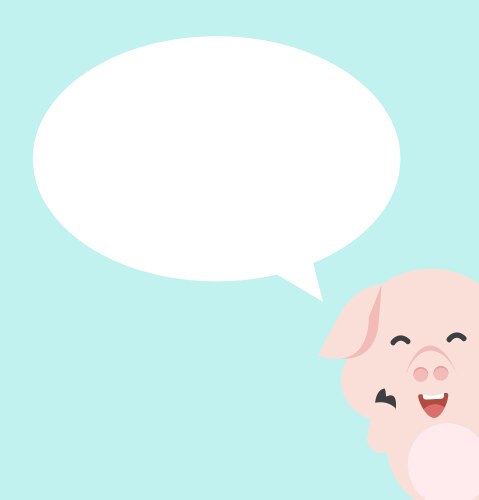 Cute Pig Thinking Vector Images (over 180)