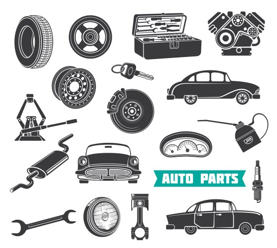 Car service auto center repair Royalty Free Vector Image