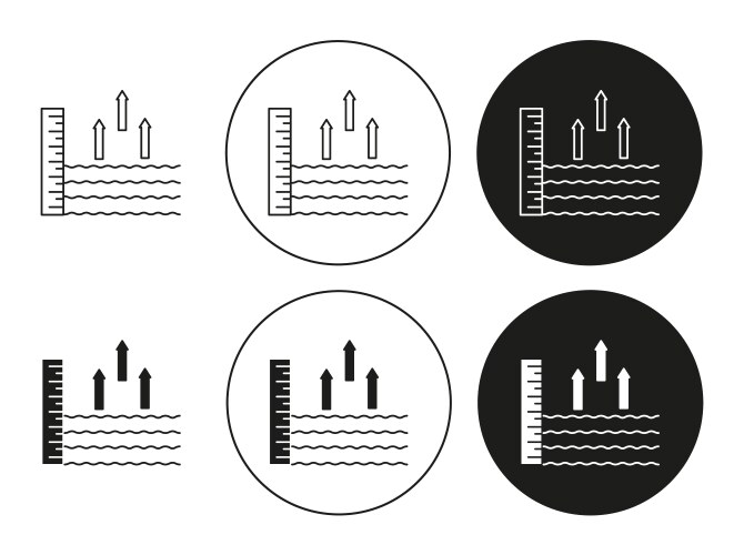 Sea Level Rise Icon Vector Images (over 540)