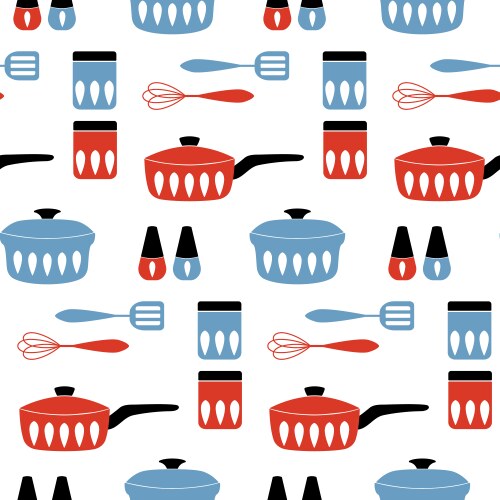 Crockery ceramic cookware blue porcelain bowls Vector Image