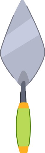 Worker trowel cement cartoon Royalty Free Vector Image