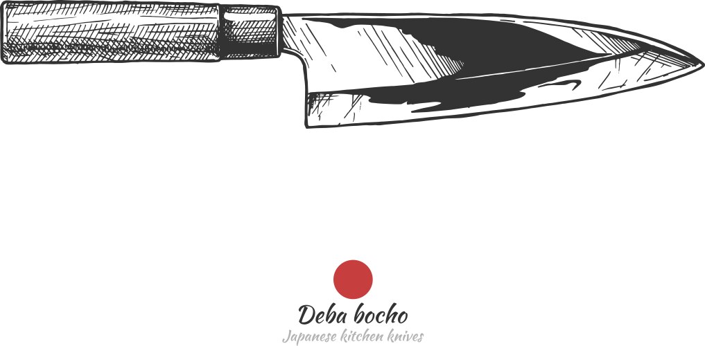 Knife block Royalty Free Vector Image - VectorStock