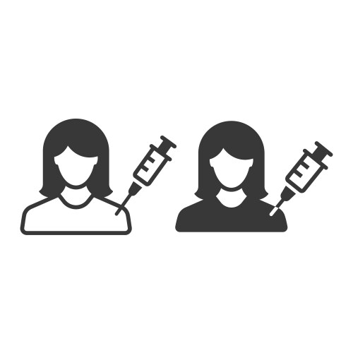 Cardiologist icon isolated Royalty Free Vector Image