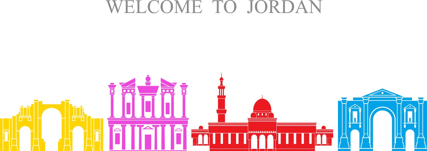 Jordan Royalty Free Vector Image - VectorStock