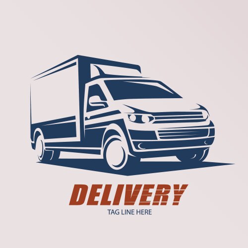 Delivery and shipping service logo template Vector Image