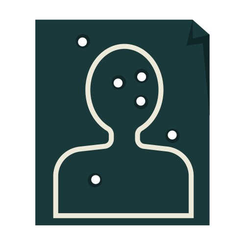 Human Silhouette Shooting Target Vector Images (over 380)