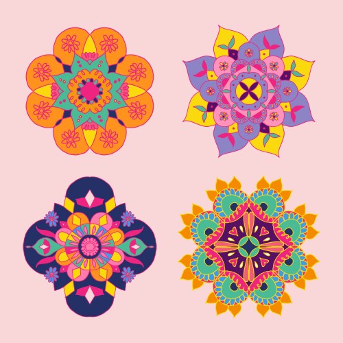Rangoli Vector Images (over 7,400)