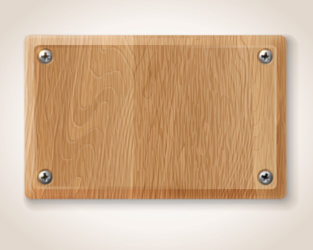 Metal plate Royalty Free Vector Image - VectorStock