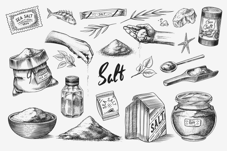 Sea Salt Vector Images (over 7,400)