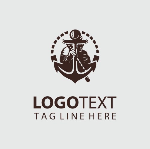 Sailor logo Royalty Free Vector Image - VectorStock