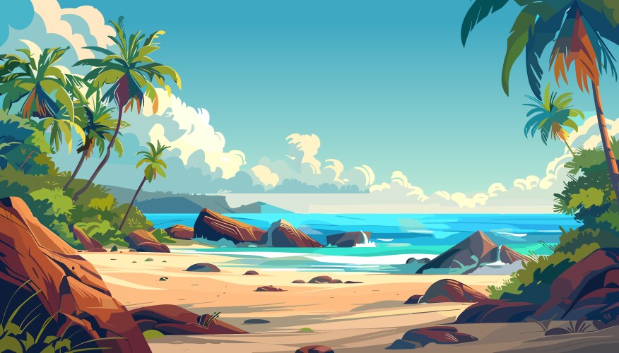 Beach Cartoon Vector Images (over 130,000)