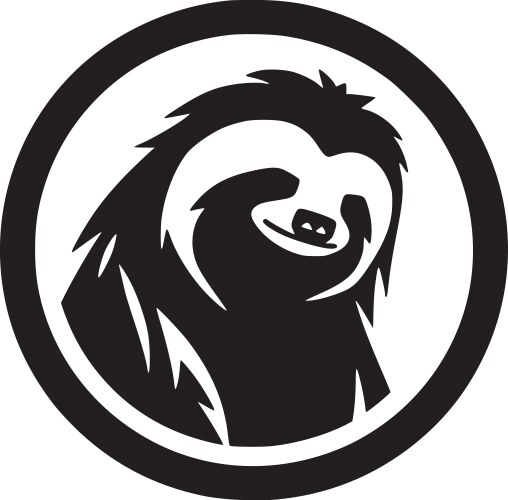 Sloth Chill Cute Vector Images (41)