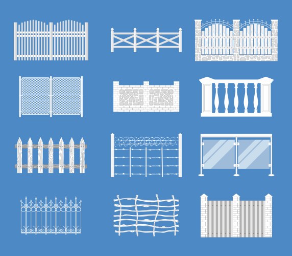 Ornate Fence Vector Images (over 1,200)