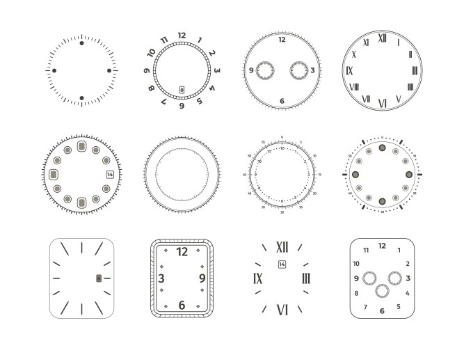 Watch Outline Vector Images (over 95,000)