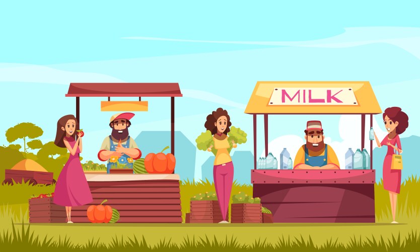 Market Cartoon Vector Images (over 200,000)