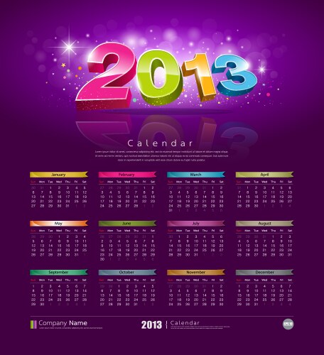 Calendar Year Vector Images (over 260,000)