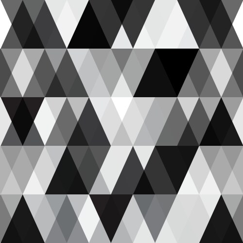 Black and gray triangle pattern Royalty Free Vector Image
