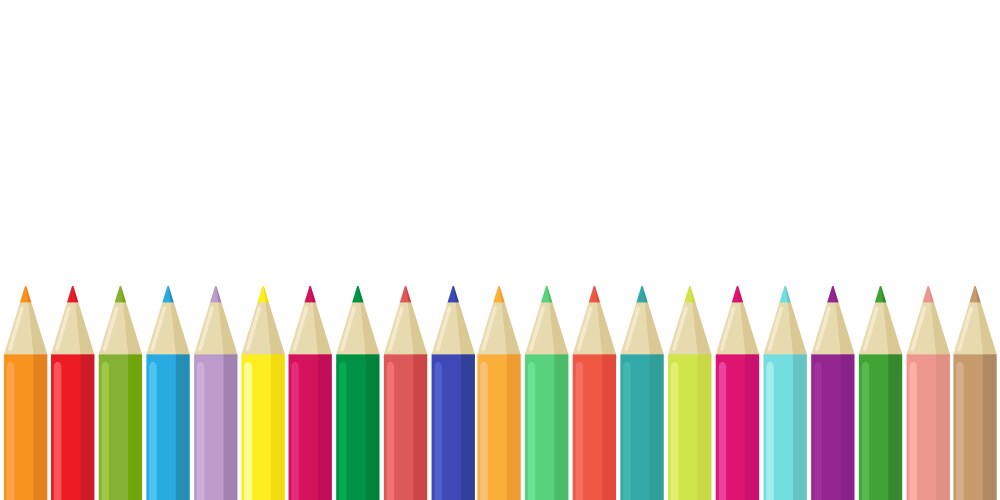 Pencil border Royalty Free Vector Image - VectorStock