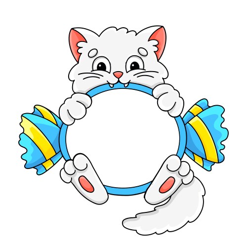 Cartoon character isolated on white background Vector Image