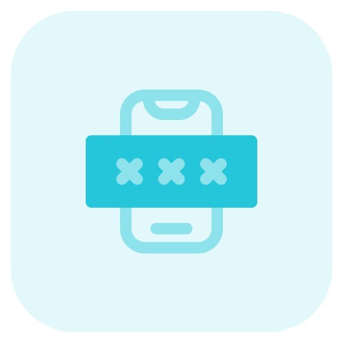 One Time Password Royalty Free Vector Image Vectorstock
