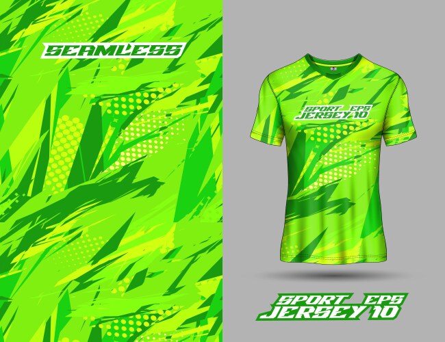 Sublimation printing jersey design for tshirt Vector Image