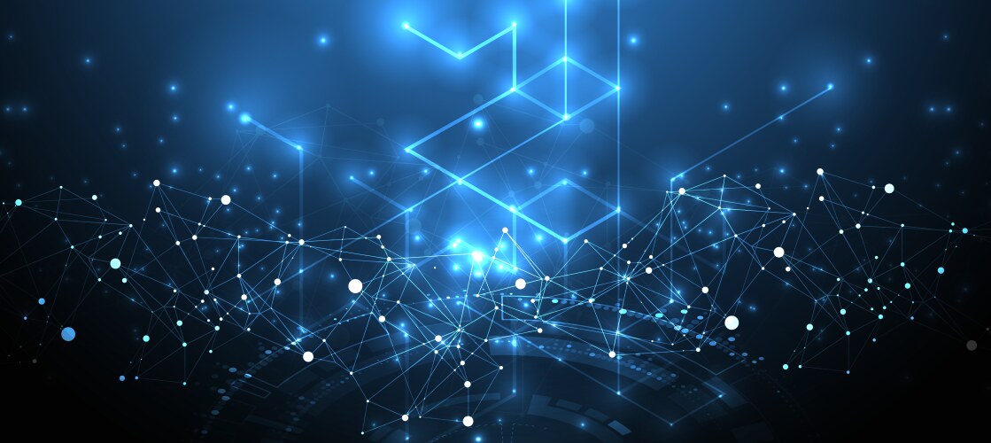 Abstract technology innovation communication Vector Image