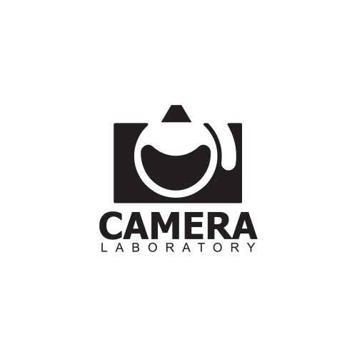 Camera service logo Royalty Free Vector Image - VectorStock