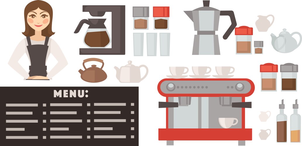 Coffee Shop Waitress Vector Images (over 570)