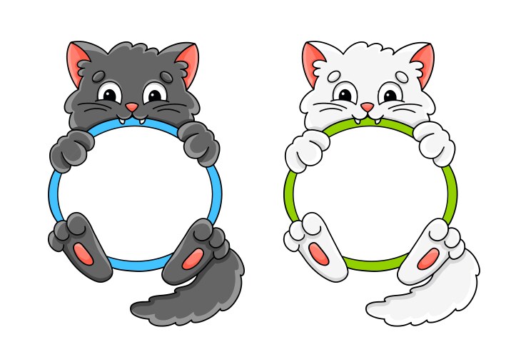 Cartoon character isolated on white background Vector Image