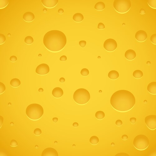 Yellow cheese seamless pattern Royalty Free Vector Image