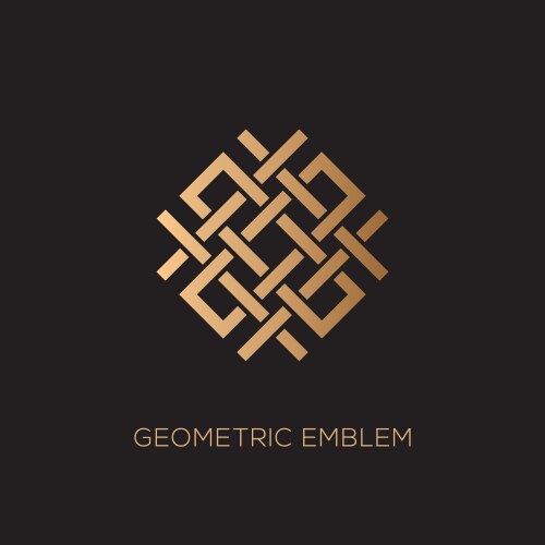 Geometric logo Royalty Free Vector Image - VectorStock