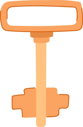 Padlock vintage set cartoon Royalty Free Vector Image