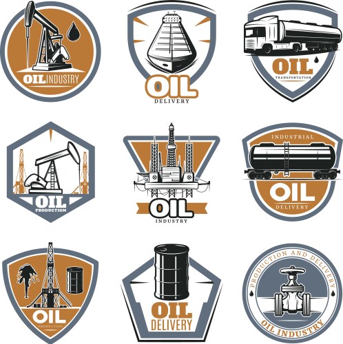 Diagram showing fractional distillation crude oil Vector Image