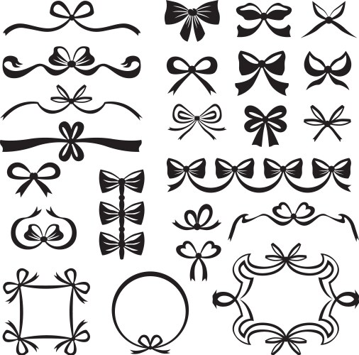 Bow Vector Images & Graphics for Commercial Use | VectorStock