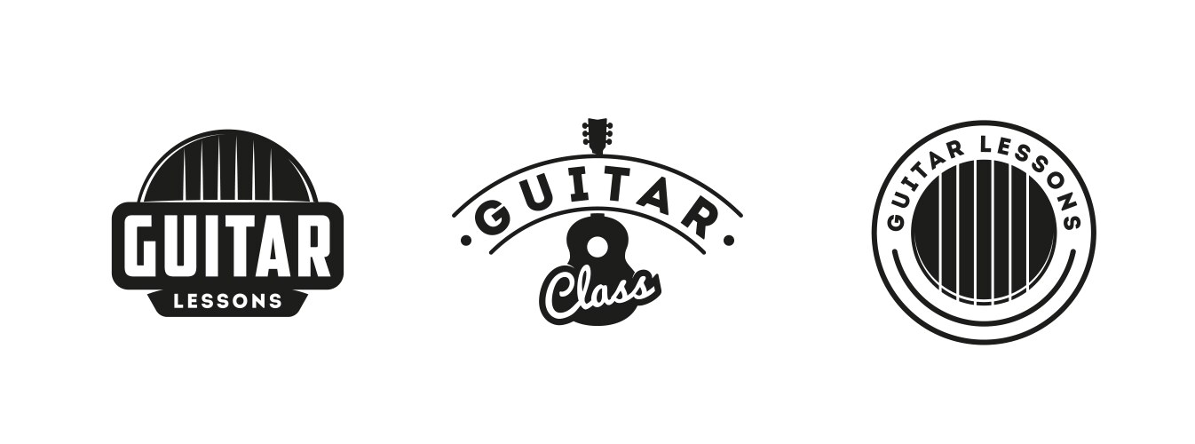Logo Guitar Lessons Vector Images (over 110)
