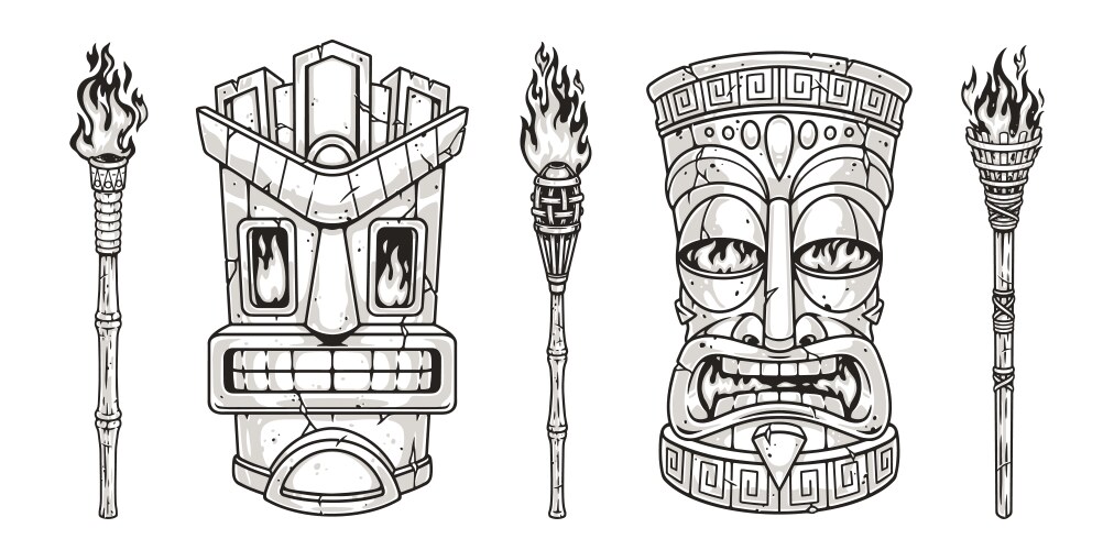 Tiki Vector Images (over 8,100)